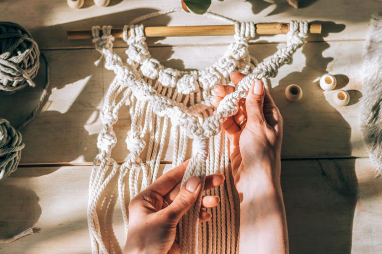 These brilliant small macrame project ideas are ideal for beginners