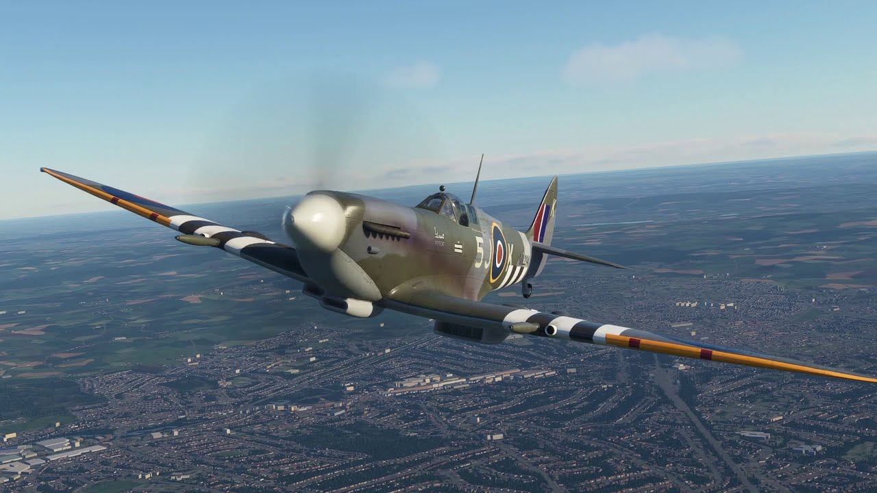 Watch this Spitfire roar over London - "The engine sound is unreal"