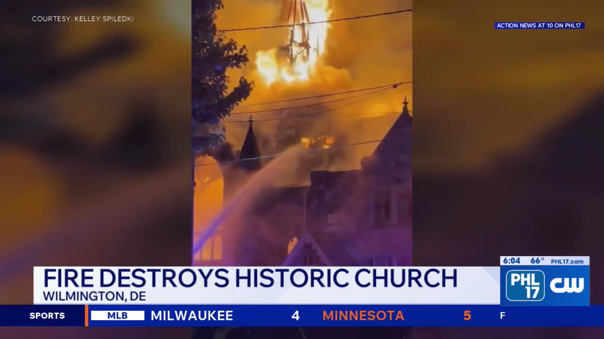 Historic Wilmington church destroyed in fire, 2 firefighters injured I ...