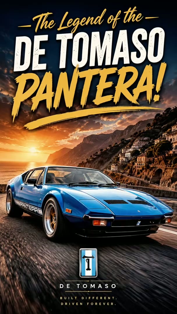The De Tomaso Pantera was completely insane!