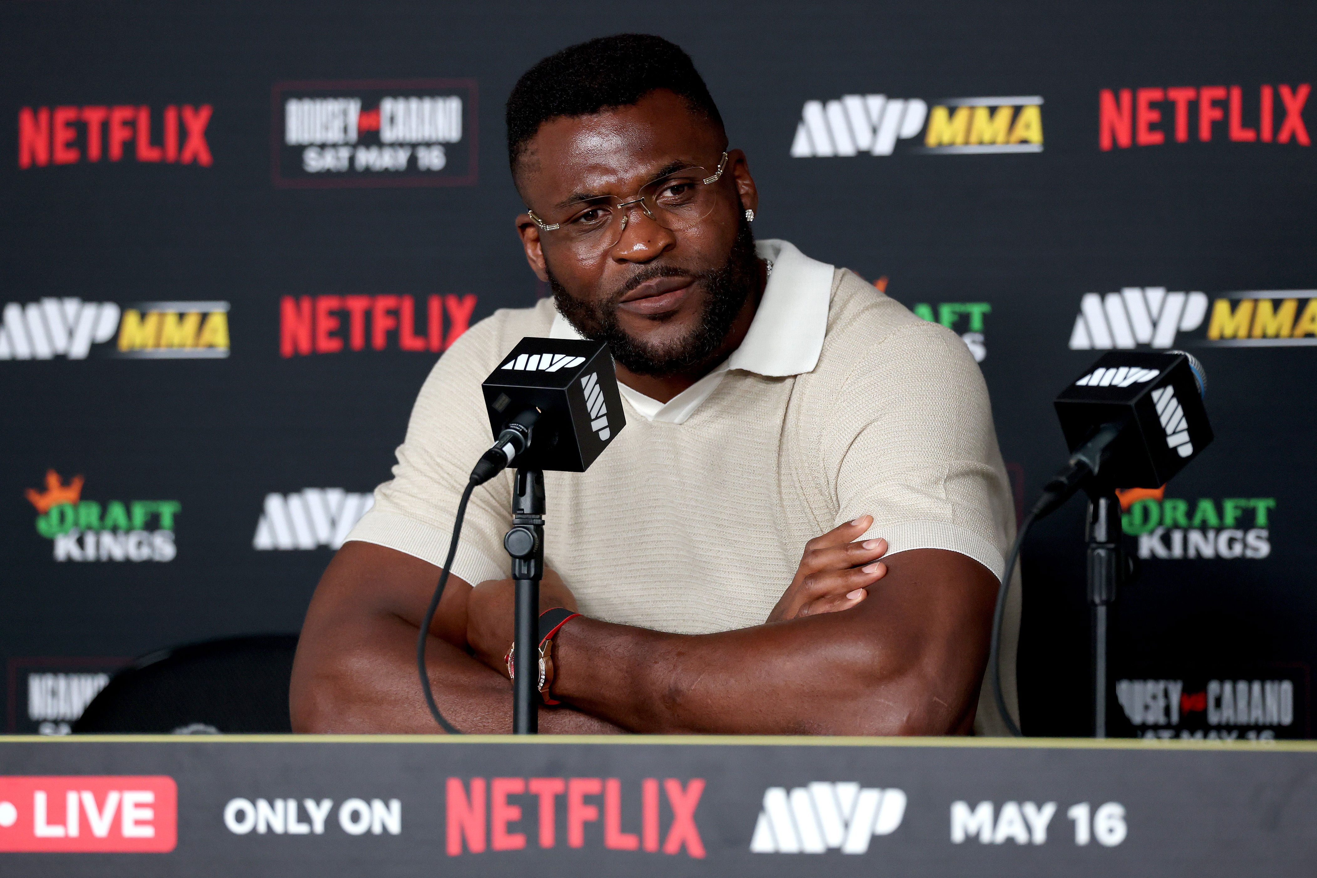 Ngannou gifts $100k bonus to opponent after brutal KO win