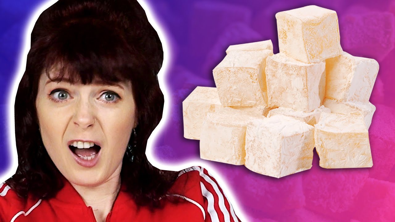 Irish people try Turkish delight