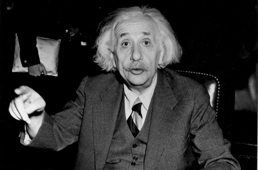 Albert Einstein speaking to his son in 1900: "Life is like riding a ...