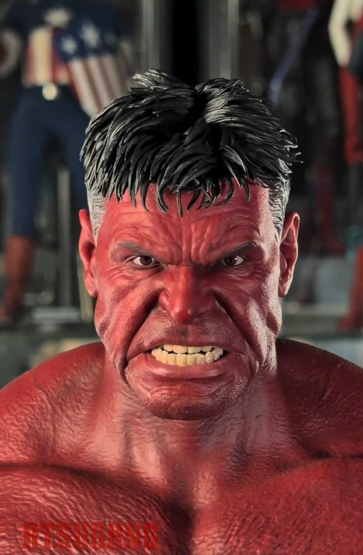 Hot Toys Red Hulk ASMR unboxing