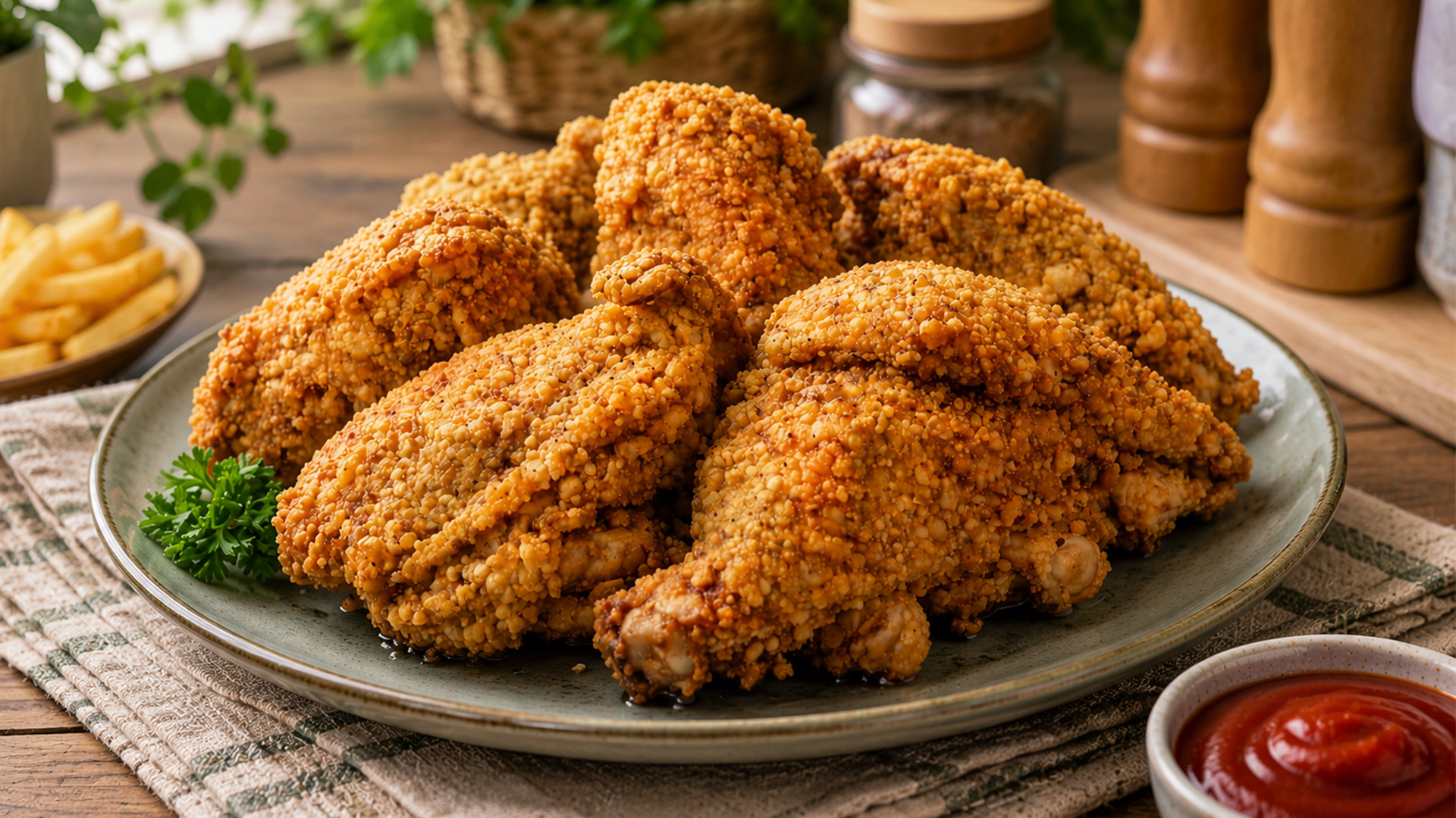 Easy crispy fried chicken for quick family meals