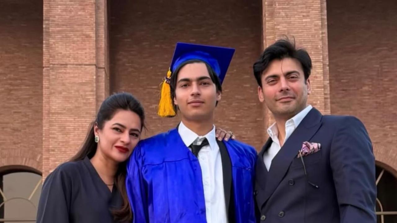 Rare photo of Pakistani actor Fawad Khan at son's graduation goes viral