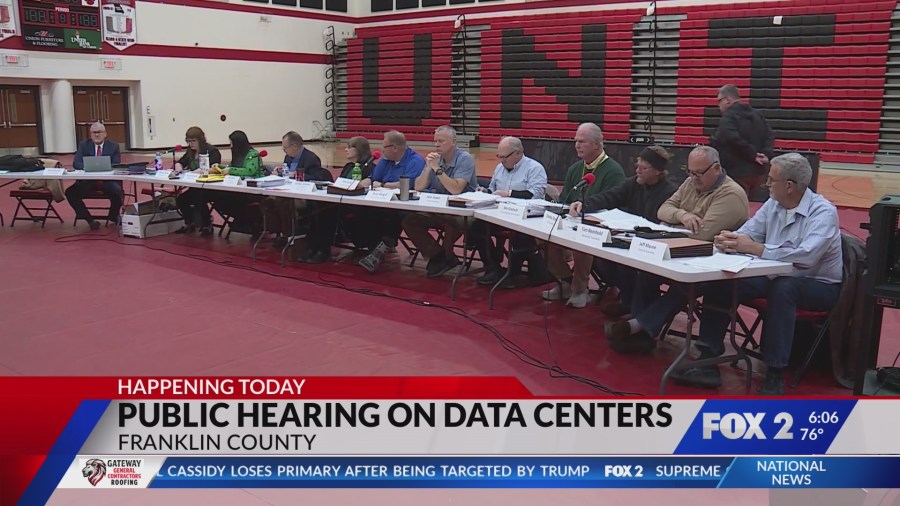 Franklin County to hold public hearing on data centers Monday morning