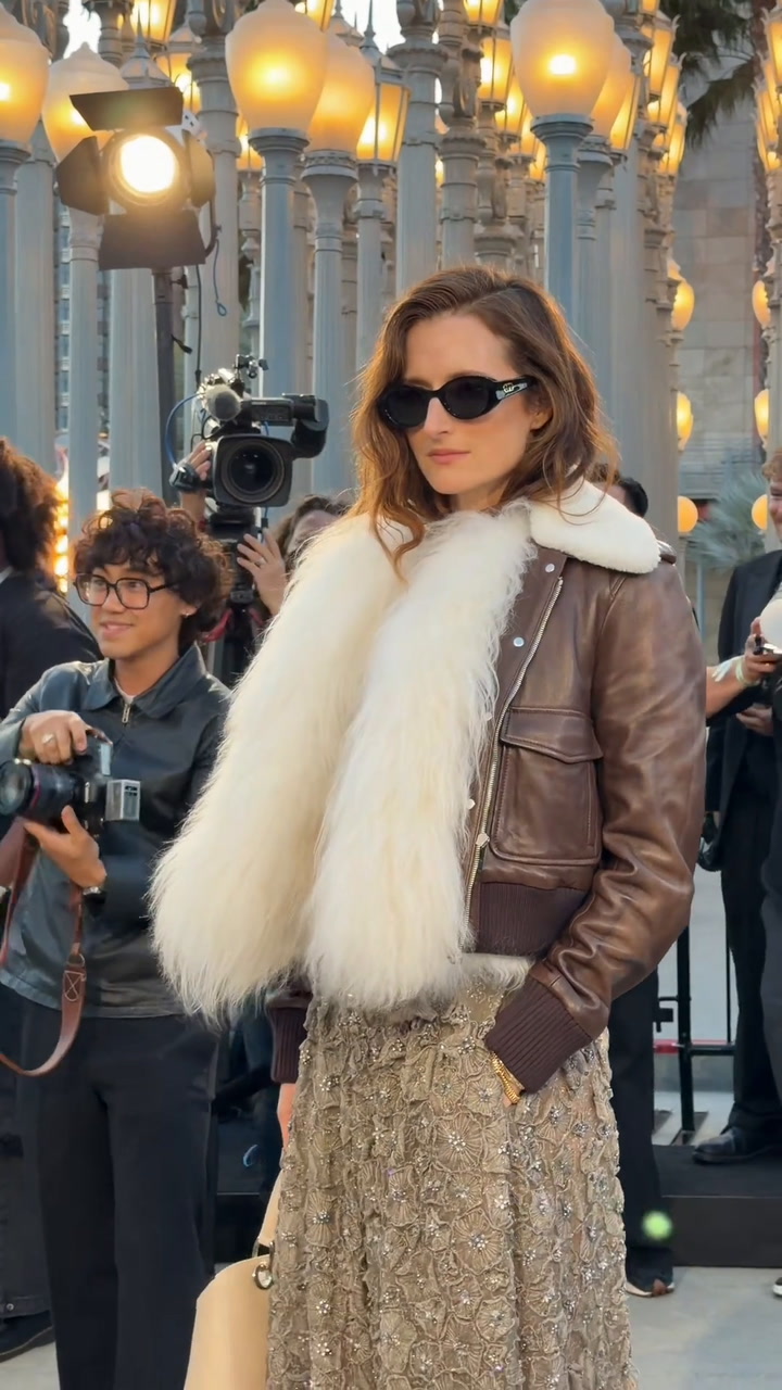 Grace Gummer's effortless style at the Dior cruise show