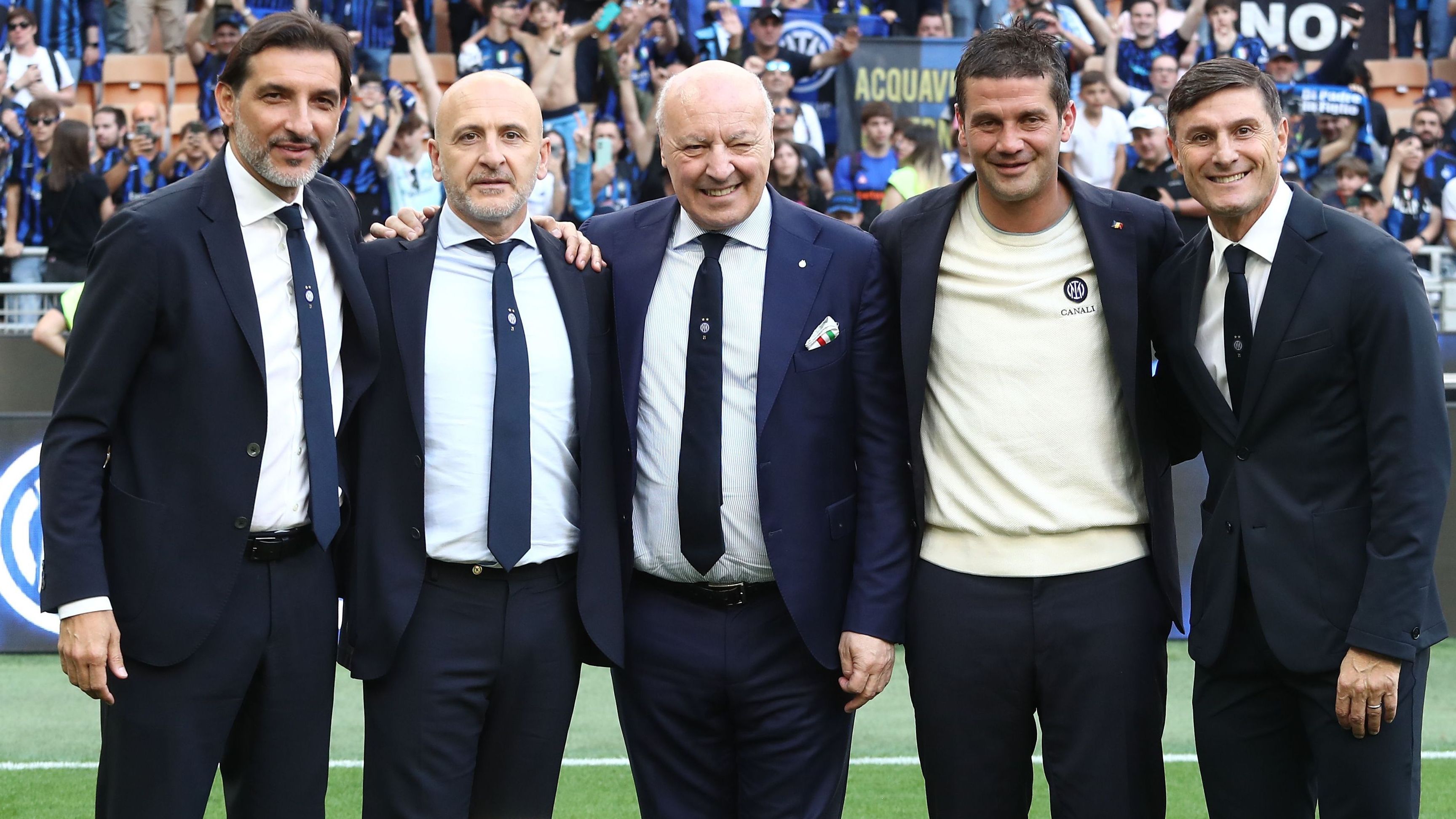 Marotta festeggia il primo scudetto da presidente: “Un sogno, Chivu ...
