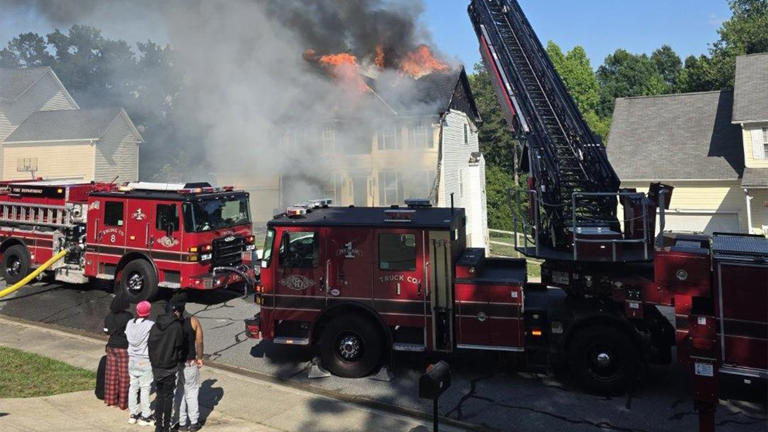 Dog trapped in basement survives massive Cabarrus County house fire ...