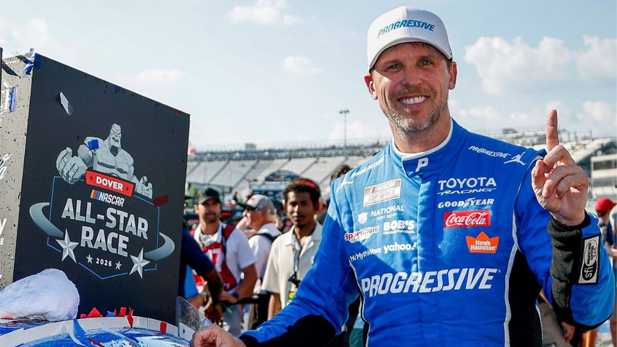 Denny Hamlin trolls Michael Jordan after Pocono win with savage meme