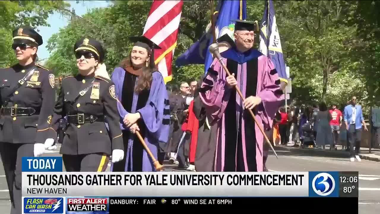 Yale commencement causes road closures, traffic delays in New Haven