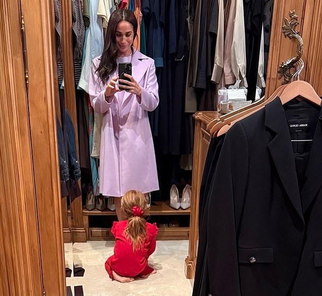 Meghan accused of sharing 'tone deaf' image of Lilibet before speech on ...