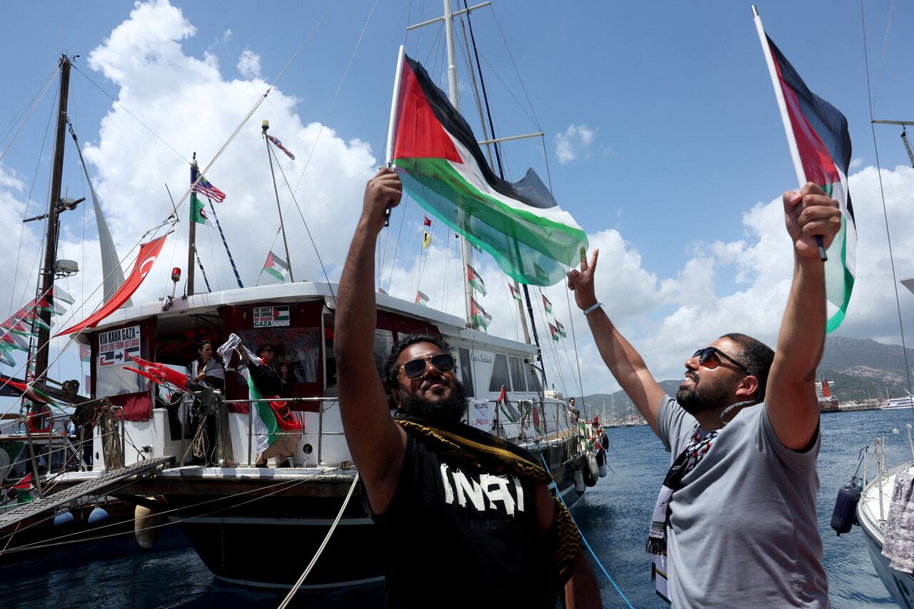 Israel storms Gaza-bound aid flotilla in international waters as Trump ...