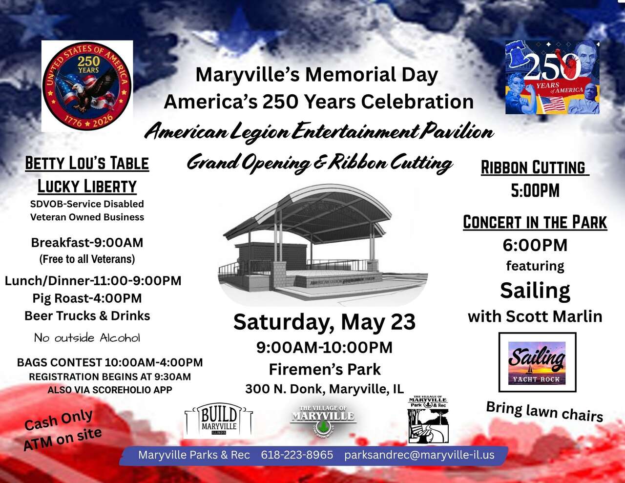 Maryville to open new American Legion pavilion at Memorial Day event