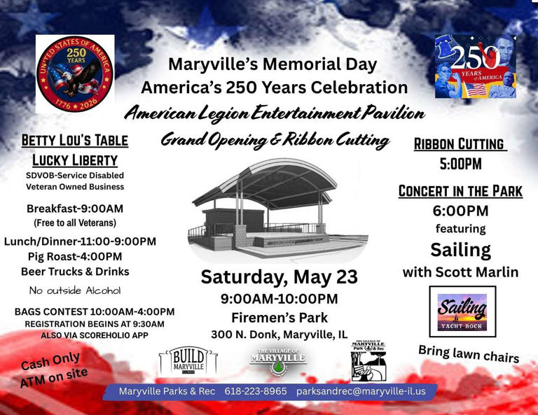 Maryville to open new American Legion pavilion at Memorial Day event