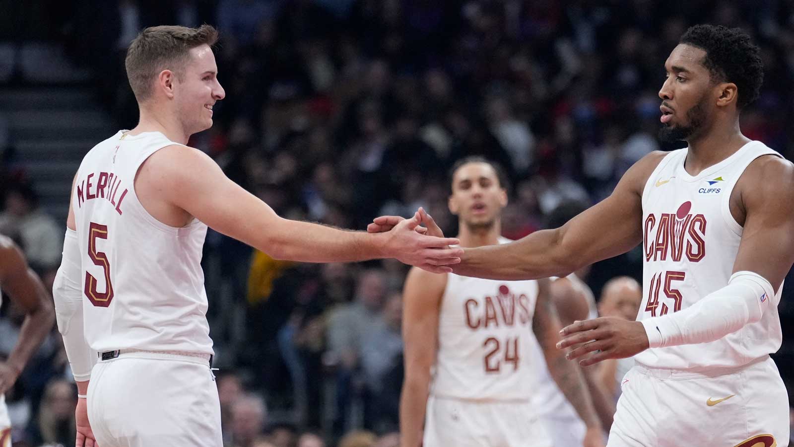 Cavs’ Sam Merrill shares sincere reaction to Donovan Mitchell’s milestone