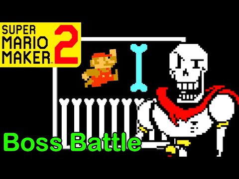 How to create a Papyrus boss battle in Mario Maker 2