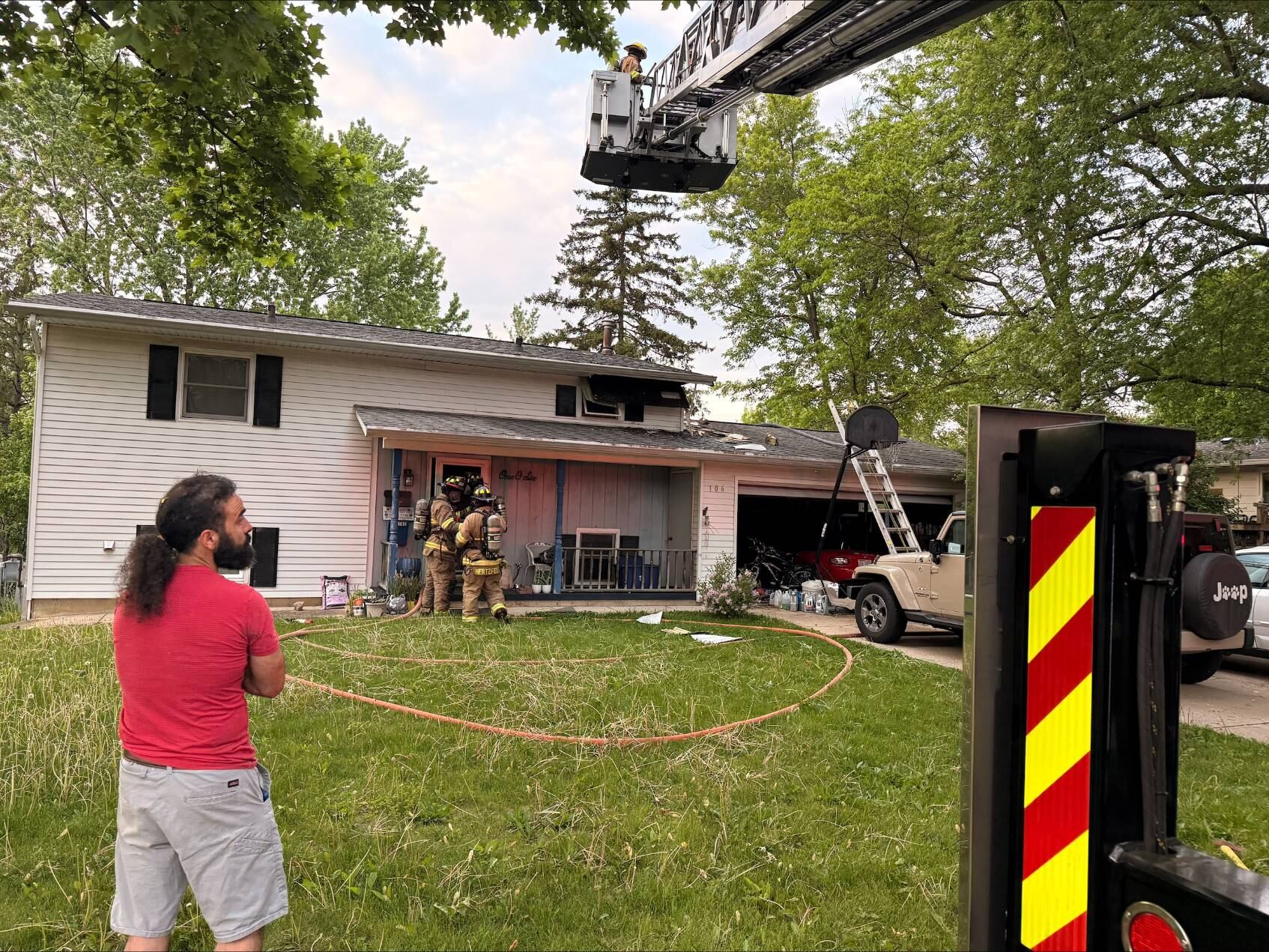 Fort Atkinson home unlivable after suffering fire, water damage