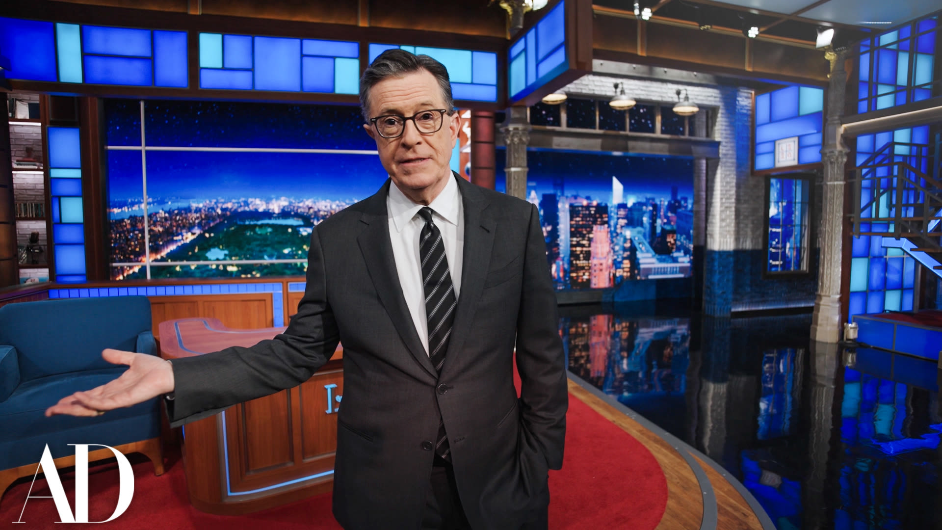 Inside 'The Late Show' set with Stephen Colbert