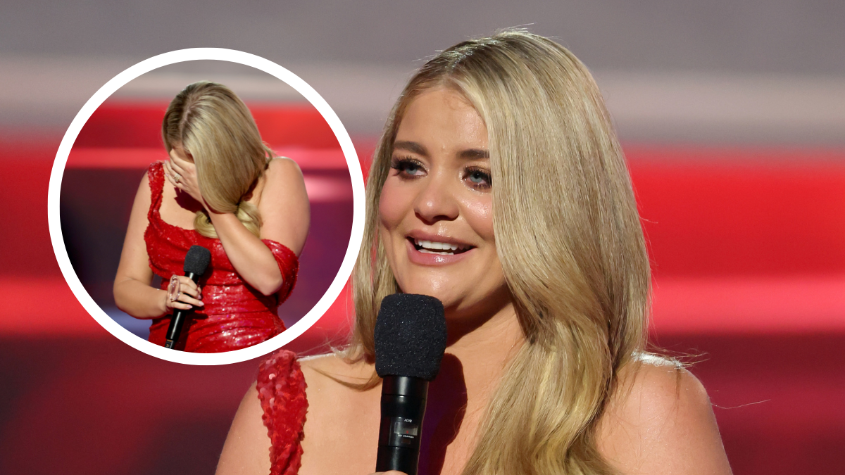 Watch: Lauren Alaina tearfully speaks on mental health in emotional moment