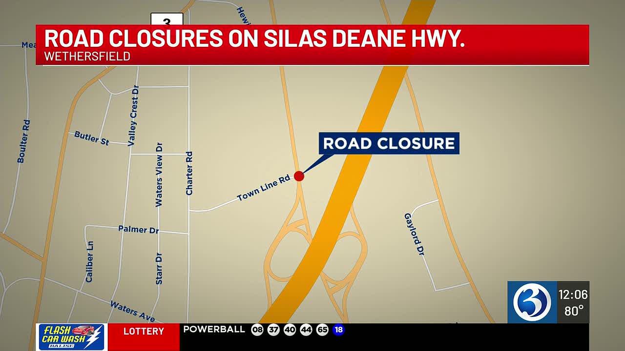 Wethersfield police post traffic alert about Silas Deane Highway