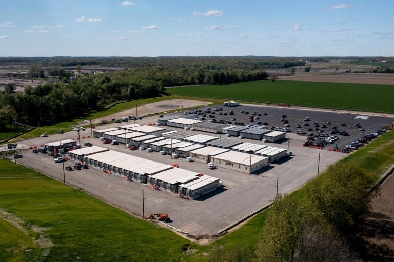See massive construction site's progress for $16B OpenAI data center ...