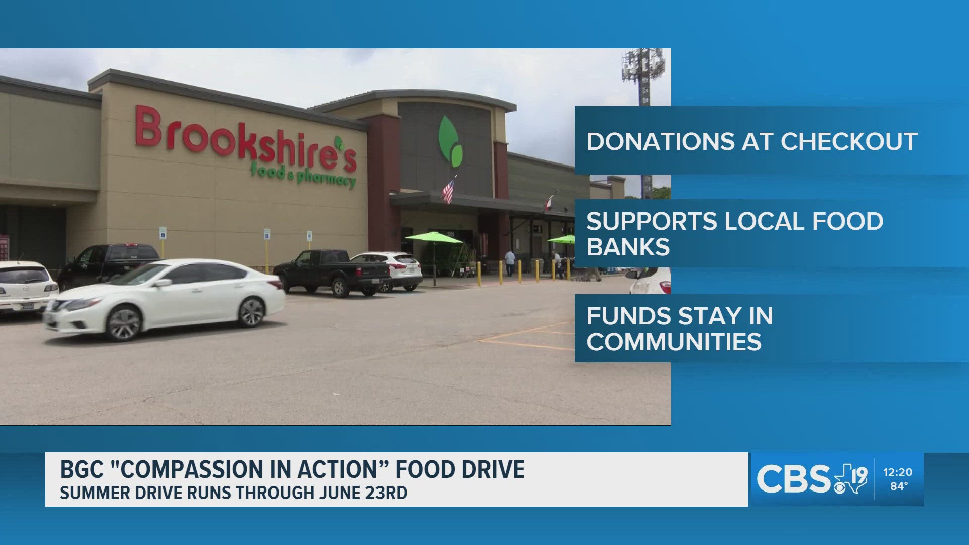 Brookshire Grocery launches annual “Compassion in Action” food drive