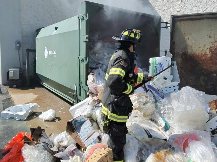 Compactor fire prompts evacuation of Sprouts Farmers Market