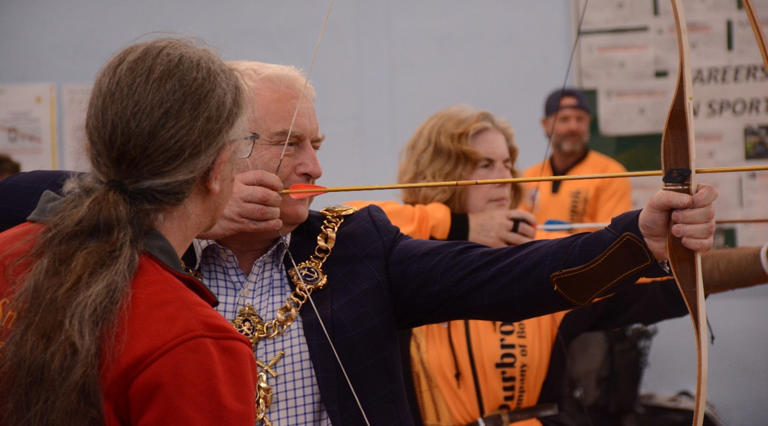 Delight as archery club relocates to their new home and has a visit ...
