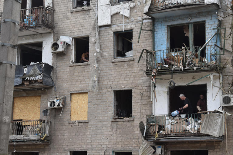'Thank God I'm alive:' A Russian attack tore open this Ukrainian ...