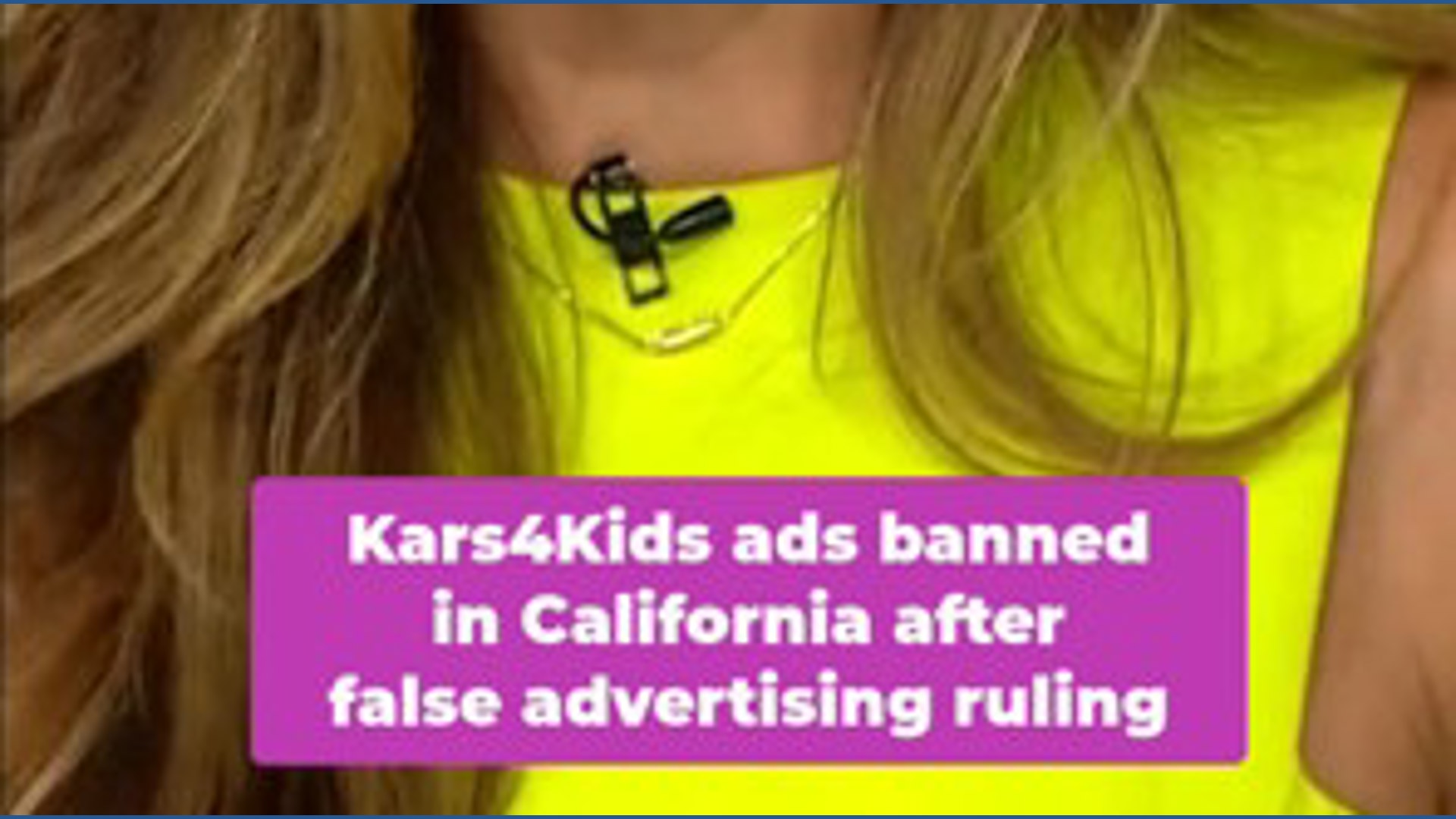Kars4Kids ads banned in California following false advertising ruling