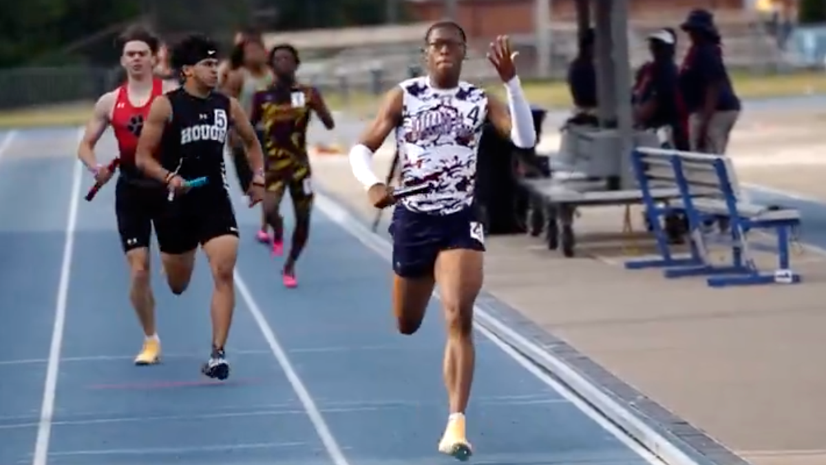 High school track state champion disqualified over hand gesture