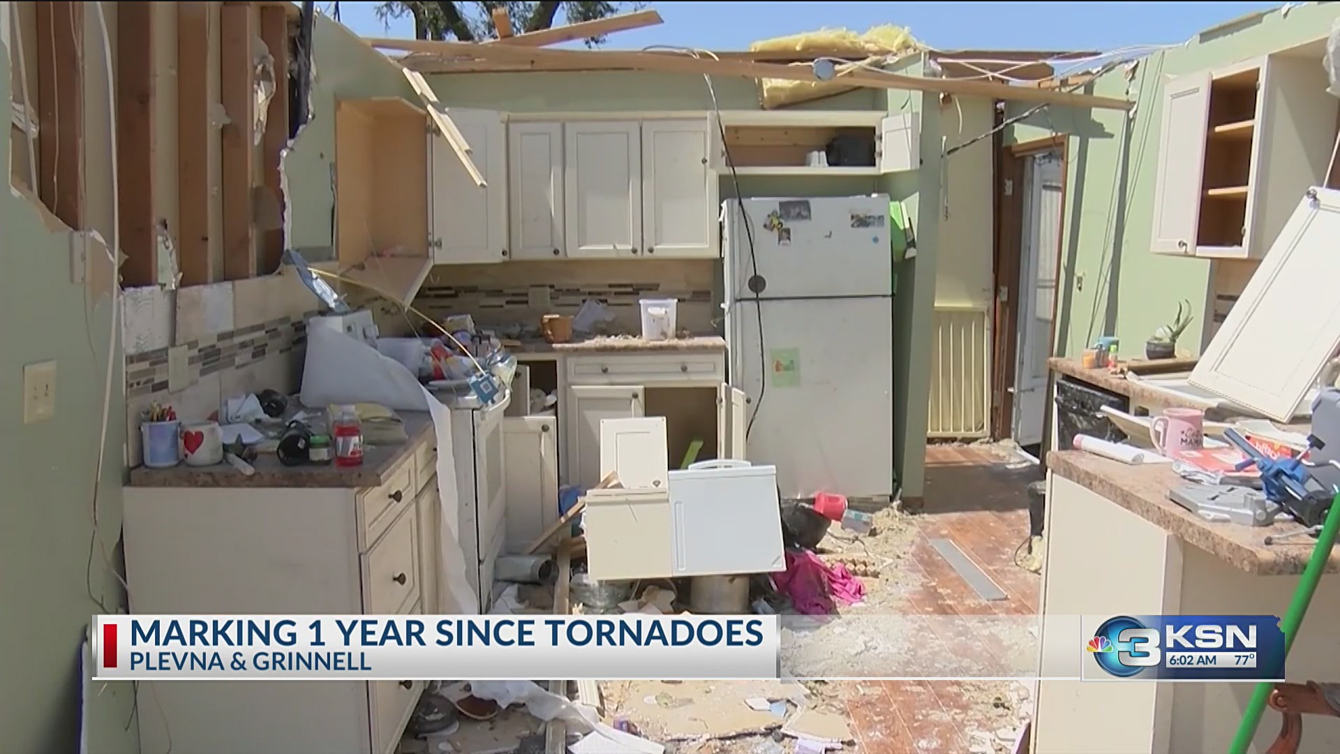 Grinnell, Plevna remember damaging tornadoes one year later
