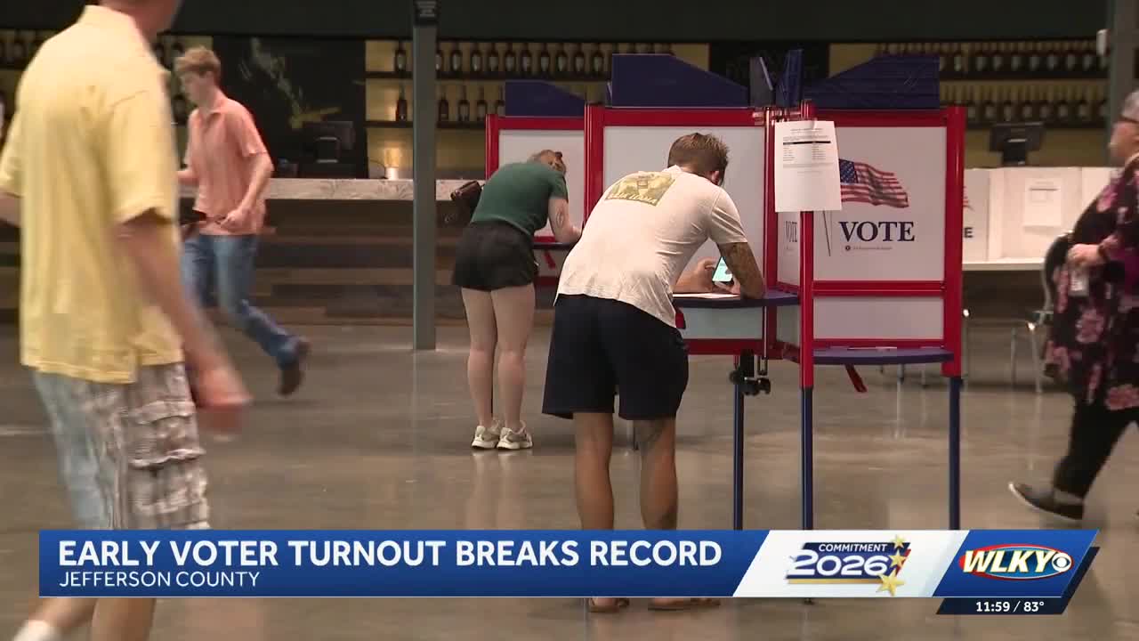 Big numbers for early voting in Kentucky