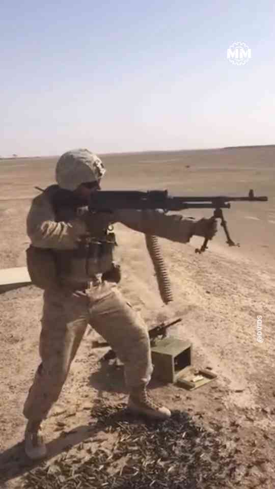 MAD firepower of the M240B machine gun