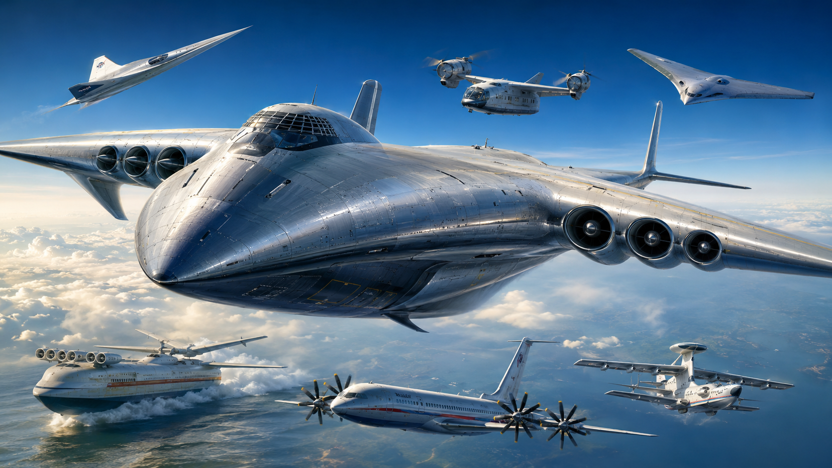 40 of the biggest never-built aircraft concepts ever imagined