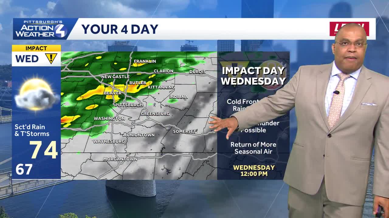 May 18 forecast: Summer-like before midweek rain in western PA