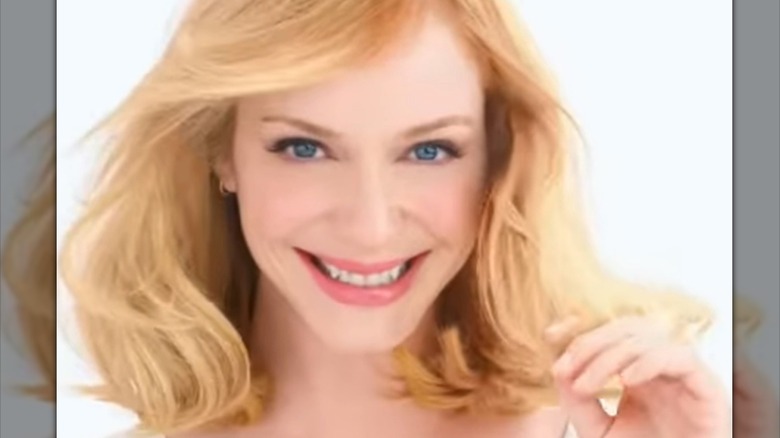 Pics of Christina Hendricks before & after she found her iconic red ...