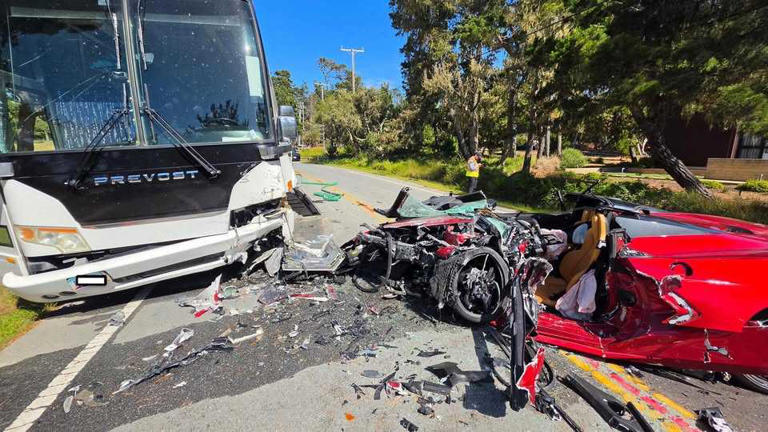 Pacific Grove man arrested on suspicion of DUI after crash with tour bus