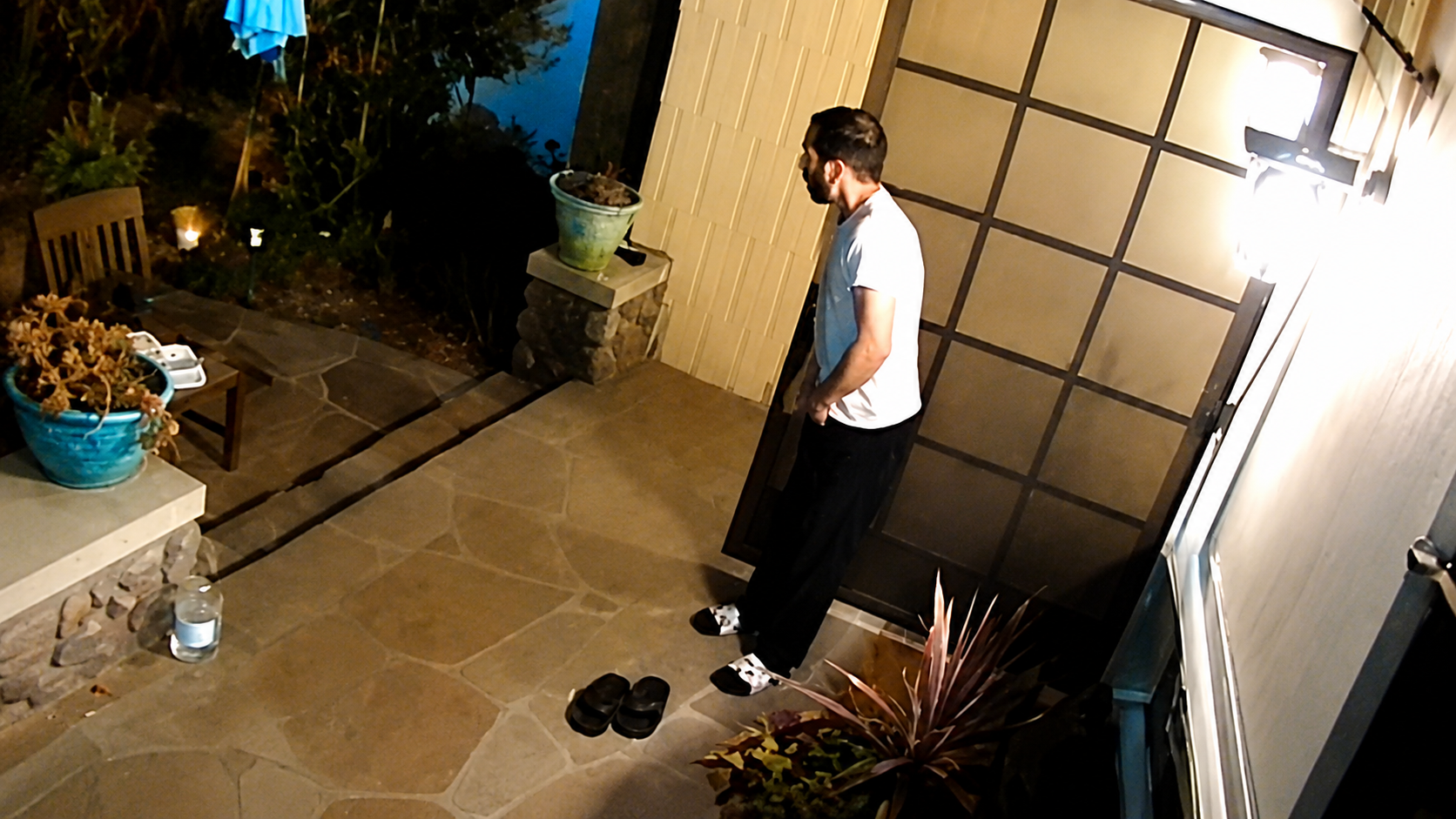 Man walks outside to find roommate after a deadly fall