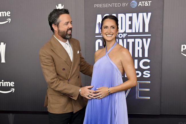 Old Dominion's Brad Tursi walks red carpet with pregnant wife — see photos