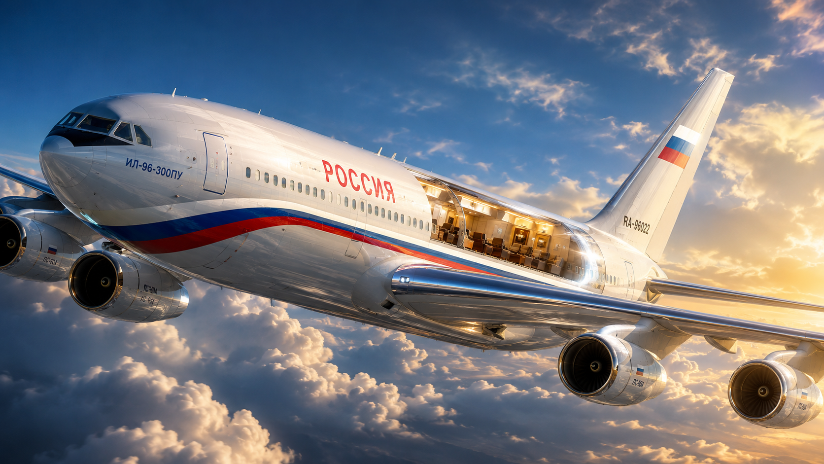 Inside Putin’s Russian Force One - The Flying Kremlin