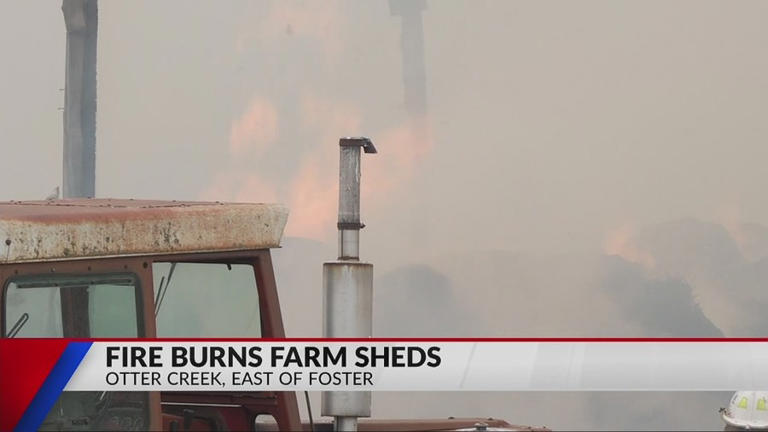 Large fire burned multiple structures in Otter Creek