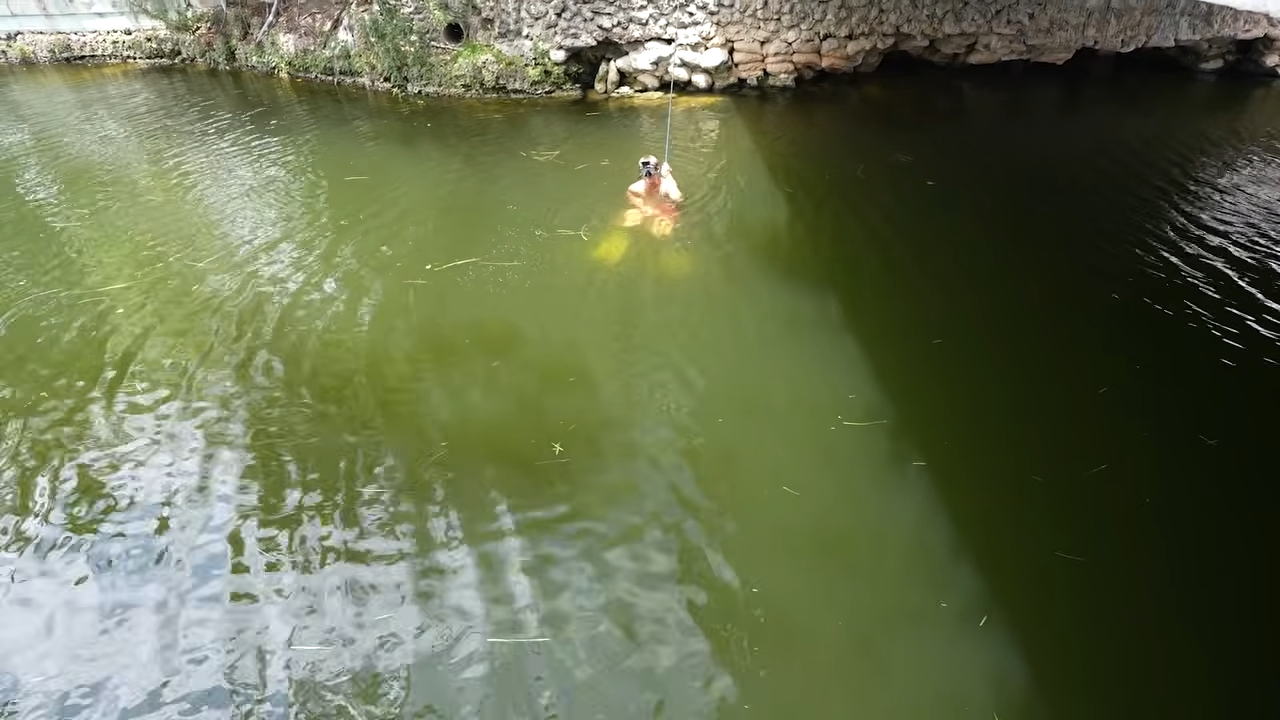 The canal started bubbling with oil - then the Kawasaki surfaced