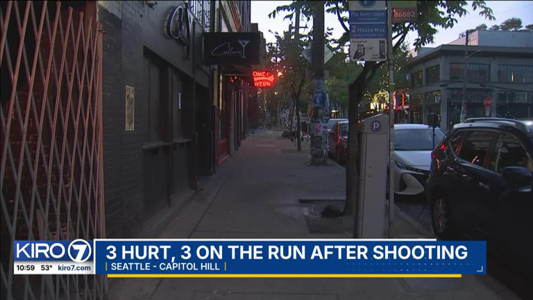 Three hurt in shooting outside Seattle nightclub, suspects on the run