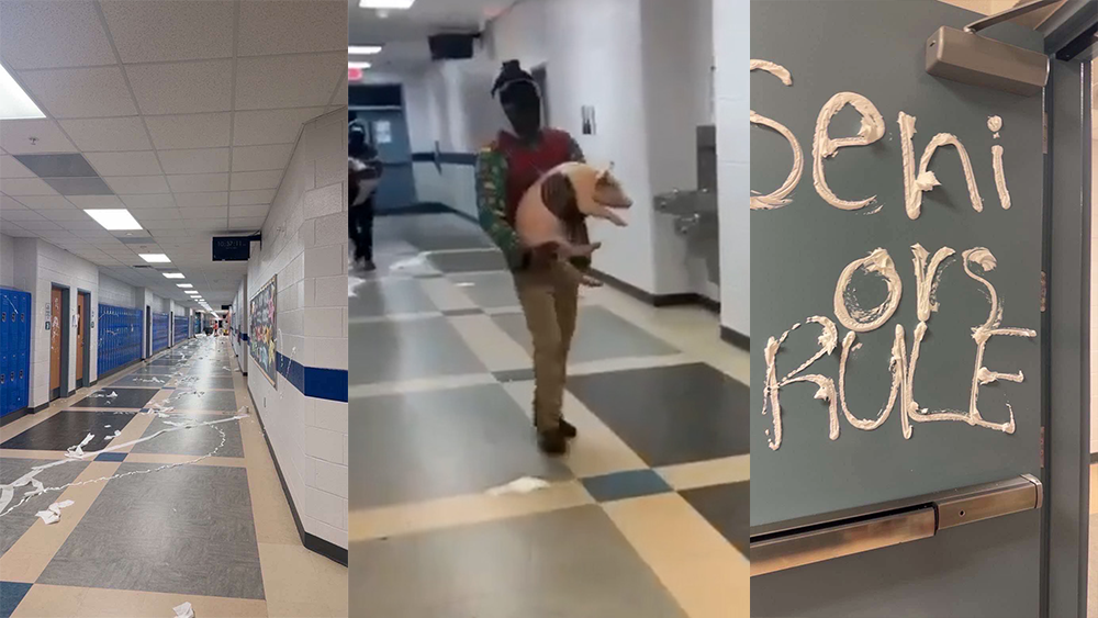Officials: Custodian let students in as pigs, syrup, fire extinguishers ...