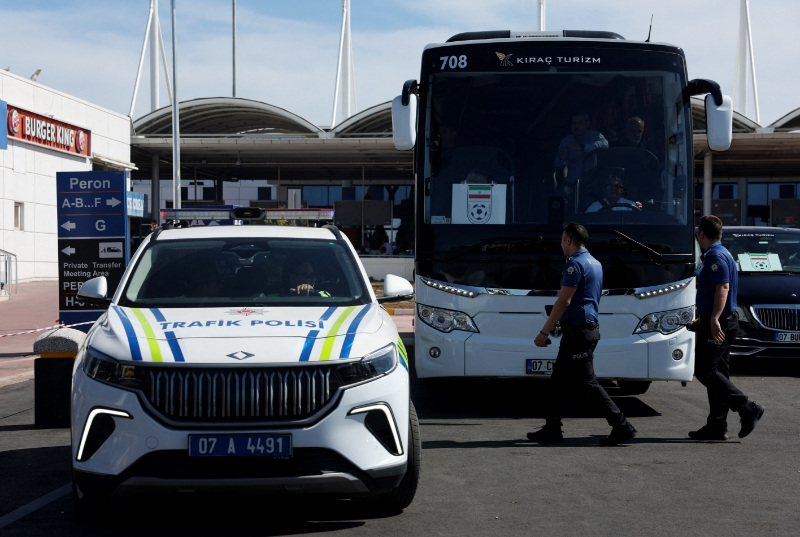Soccer-Iran squad arrives in Turkey for training amid World Cup uncertainty