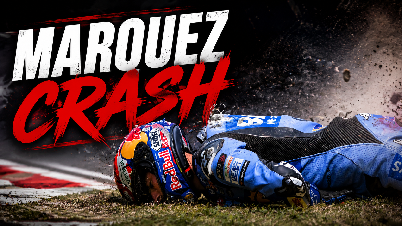 Alex Marquez injured in Catalan GP crash