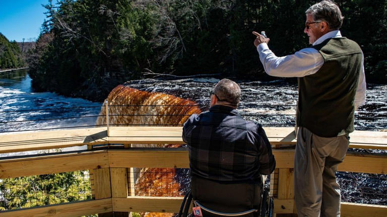New accessible boardwalk opens at Tahquamenon Falls